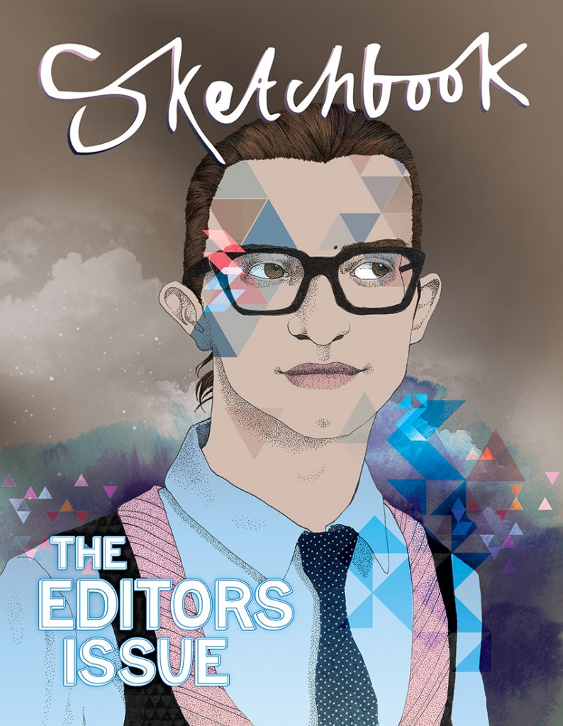 Sketchbook Magazine | Cover illustration & design - RoxanneSilverwood